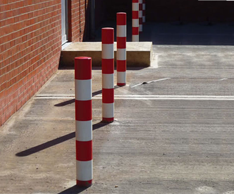 Images for AUTOPA plain round galvanised steel bollards