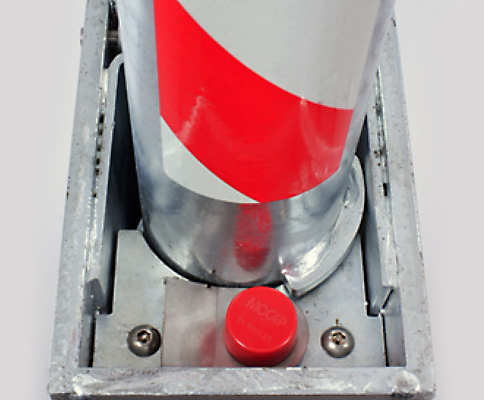 Images for RetractaPost-GL 900 - galvanised steel retractable post