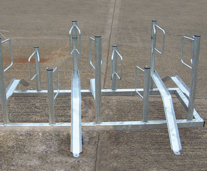 Type A - double-sided floor-mounted cycle rack | AUTOPA