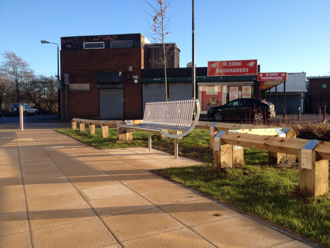 Images for open spaces Rockingham - contemporary metal seat