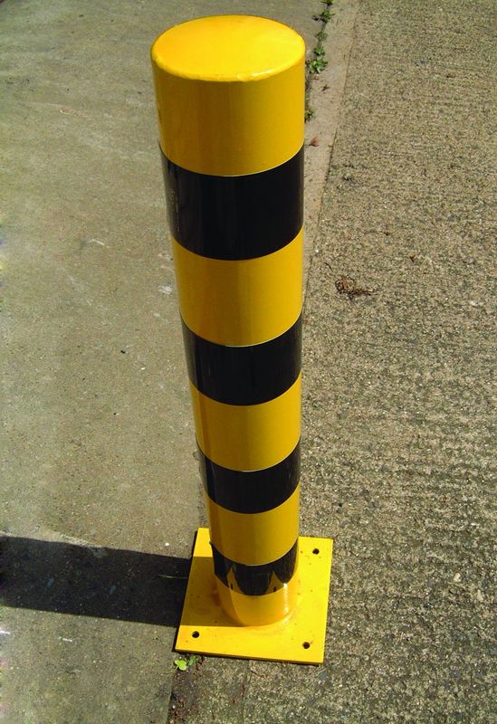 Images for AUTOPA plain round galvanised steel bollards