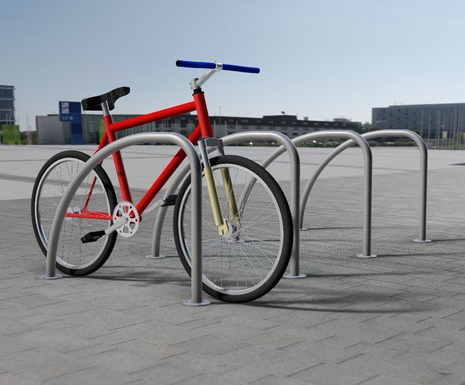 Fin - classic cycle stand, 2 bikes | AUTOPA