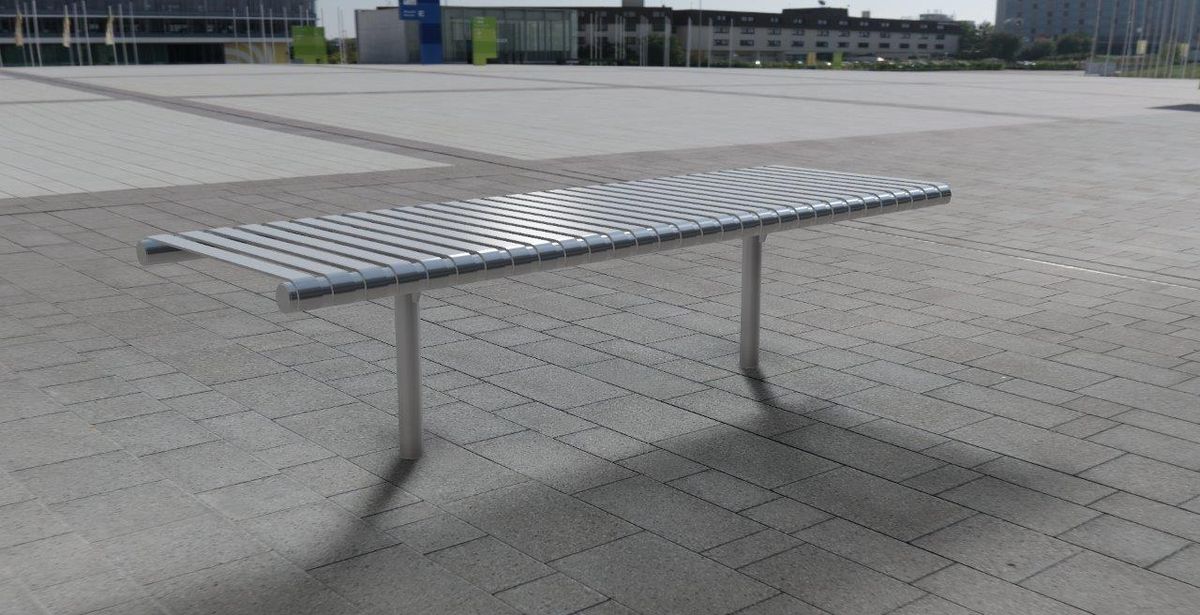 Images for open spaces Rockingham 600 - contemporary metal bench