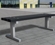 Triton - Outdoor Steel Bench | AUTOPA
