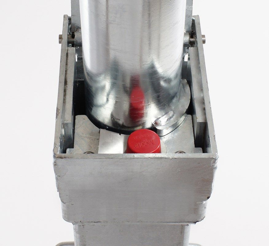 Images for RetractaPost-GL 900 - galvanised steel retractable post