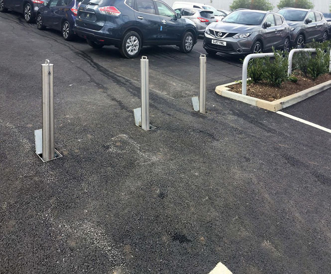 RetractaPost-GL 900 - stainless steel retractable post | AUTOPA