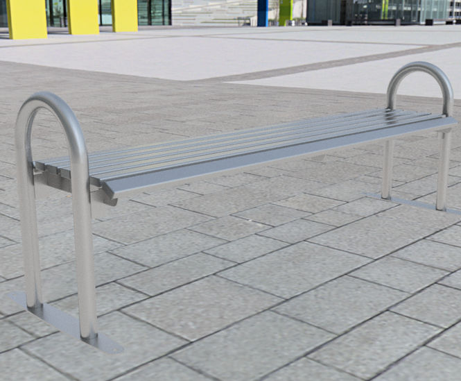 Caldecott - Contemporary Steel Bench | AUTOPA