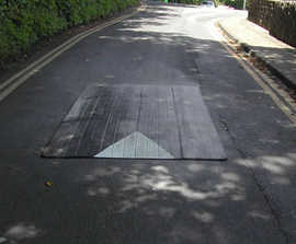 Traficop speed cushions | Rediweld Traffic Products | ESI External Works