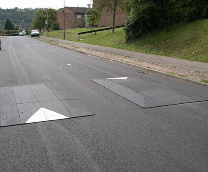 Traficop speed cushions | Rediweld Traffic Products | ESI External Works
