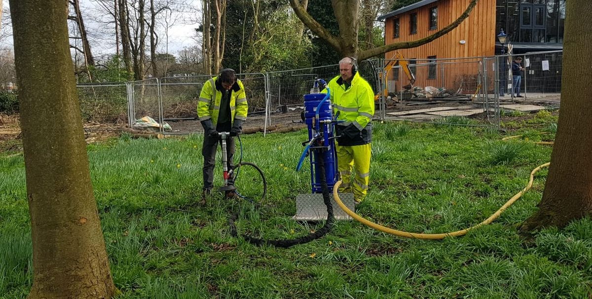 Deep aeration and boosting of soils around trees | Ruskins