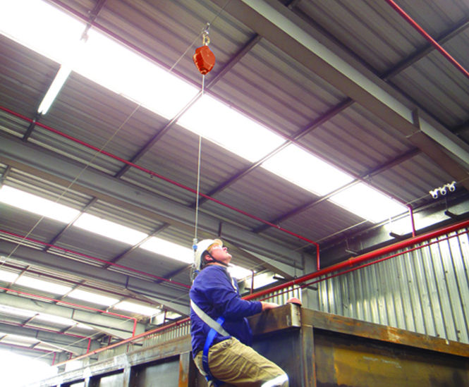 KeeLine® Overhead fall protection system | Safesite
