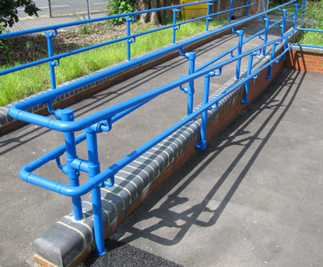 DDA-compliant handrail solutions from Safesite | Safesite