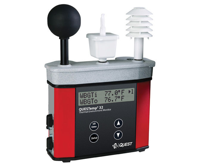 QT-32 WBGT Waterless Datalogging WBGT Monitor | Shawcity