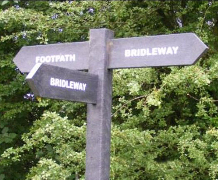 Images for Solid oak directional fingerposts