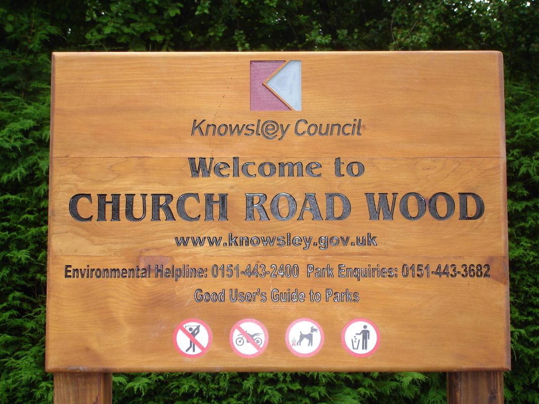 Images for Routed oak entrance signs