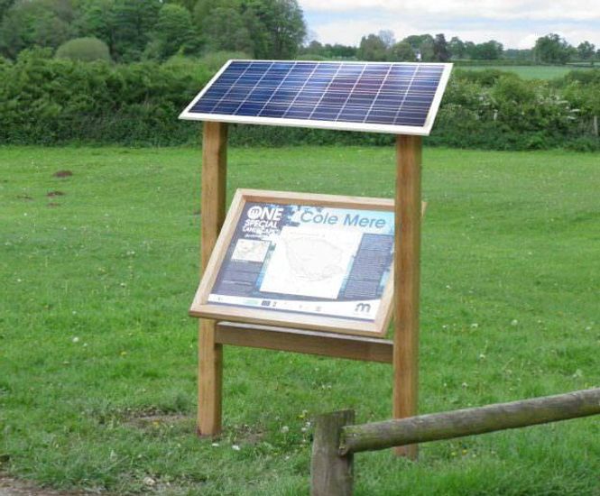 Digital solar-powered outdoor interpretation signs | Shelley Signs