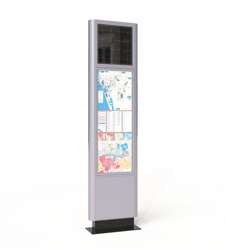 Images for Eco-Vision solar-powered monolith signage