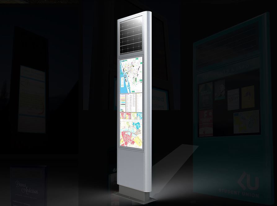 Images for Eco-Vision solar-powered monolith signage