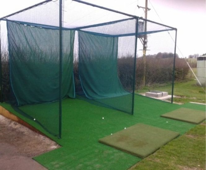 Double bay practice cage for North Wilts Golf Club | Sportsmark™ Group