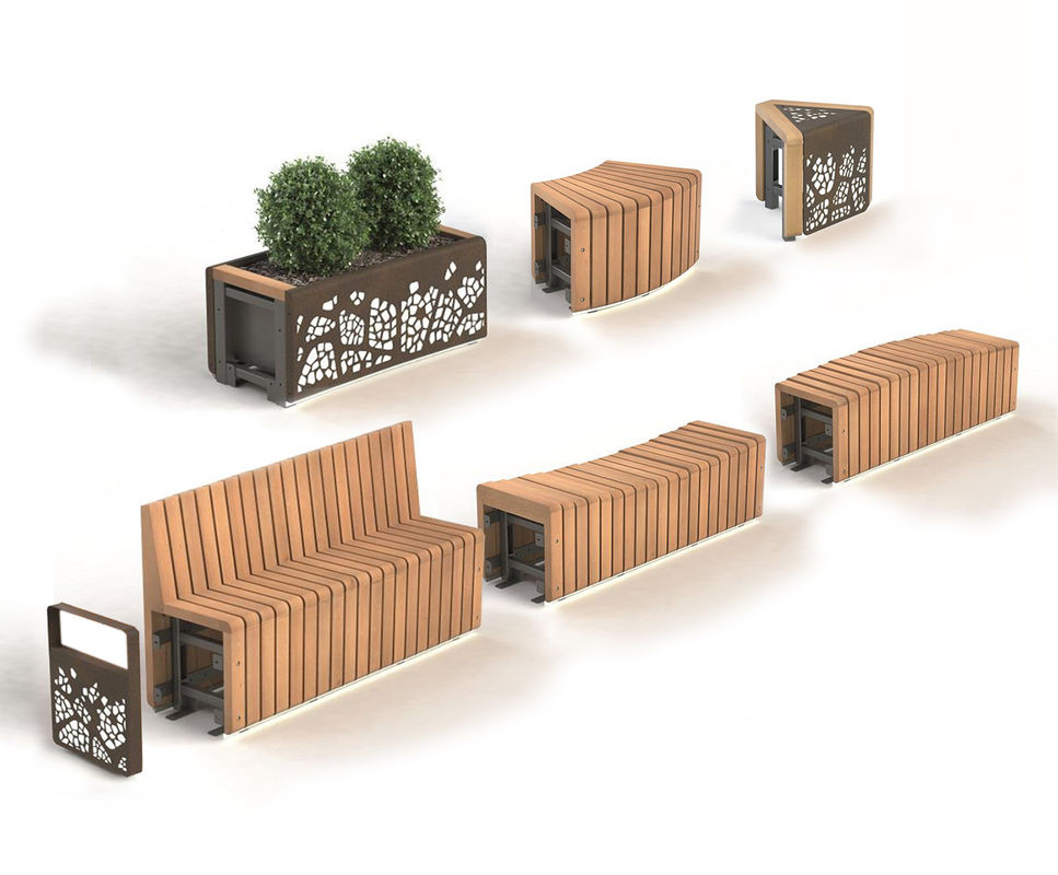 Images for Natural Elements Bench with different seating heights