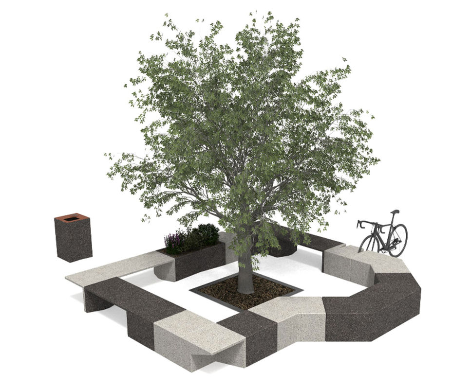 Tenplo Cycle Blok - modular concrete cycle parking | Images