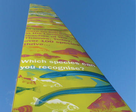 Custom made free standing external monolith signage | Stocksigns