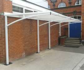 Bespoke parent waiting shelter, Herons Cross Primary | NBB Outdoors ...