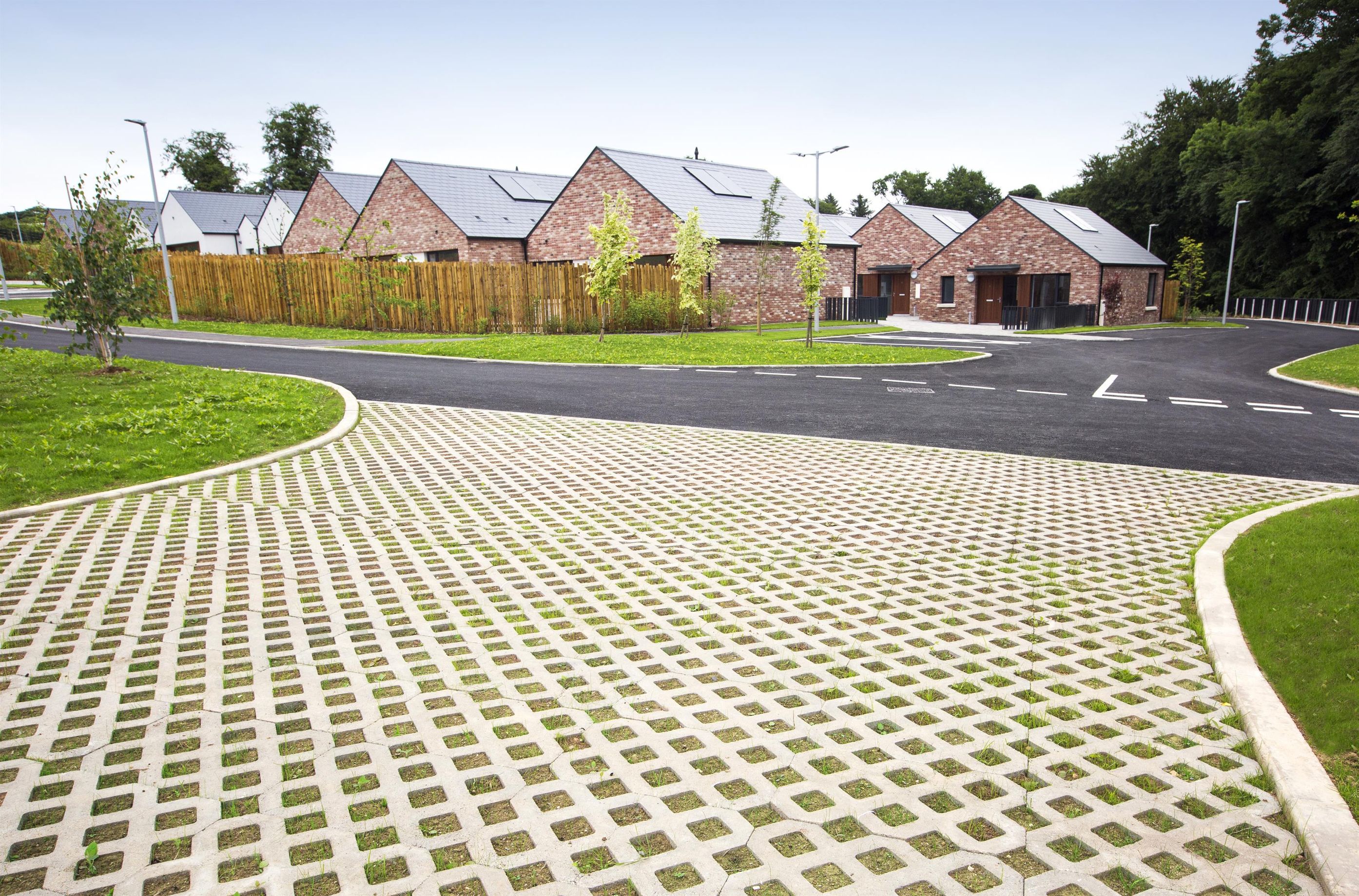 Turfstone ground reinforcement grass paving system | Tobermore | ESI ...