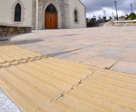 Hazard Warning Paving Flags I Ribbed Tactile Slabs | Tobermore | ESI ...