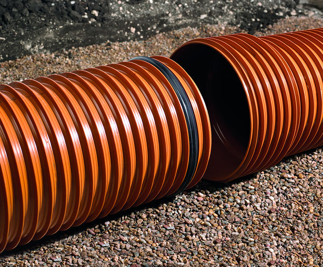 UltraRib adoptable / non-adoptable gravity sewer system | Wavin