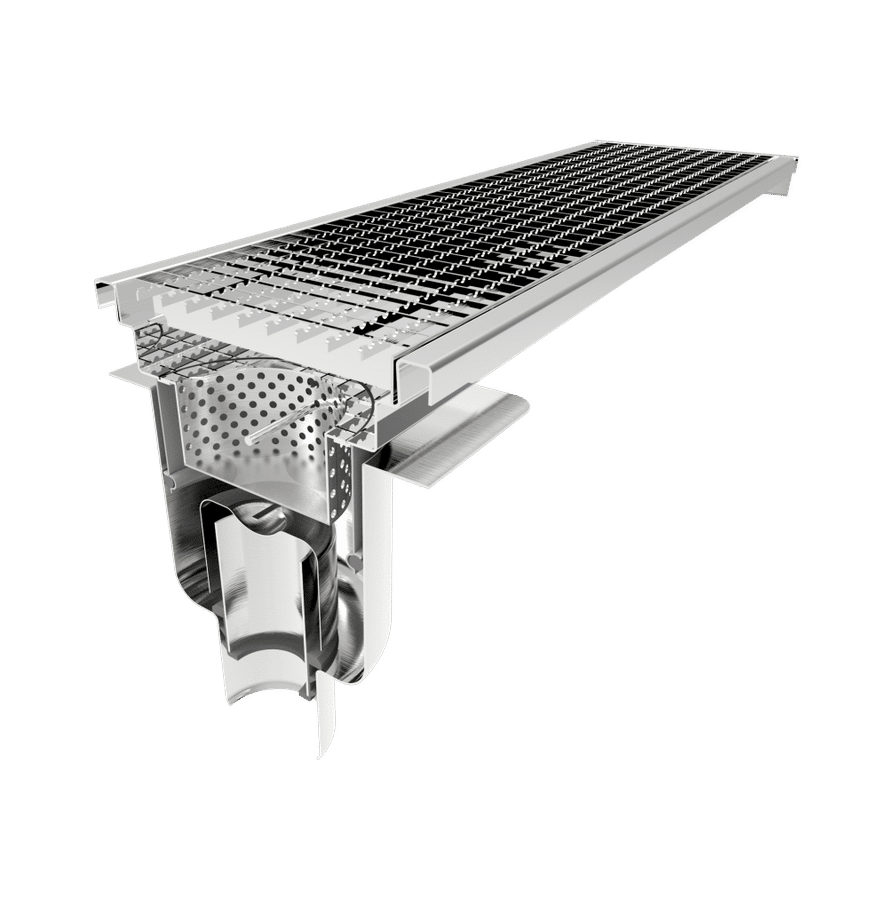 300mm Channels for Commercial Kitchen Drainage | Component Developments ...