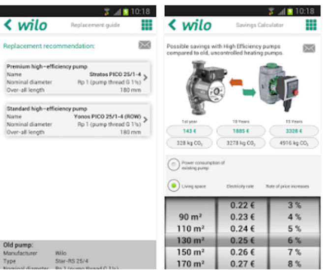 Wilo Assistant pump app for Apple and Android devices | Wilo