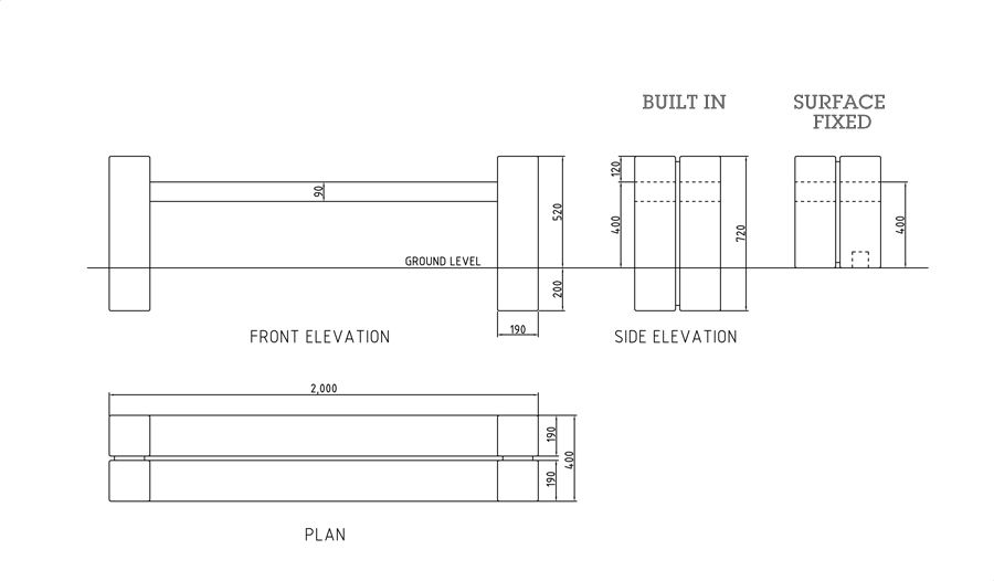 Images for Type 1 hardwood bench