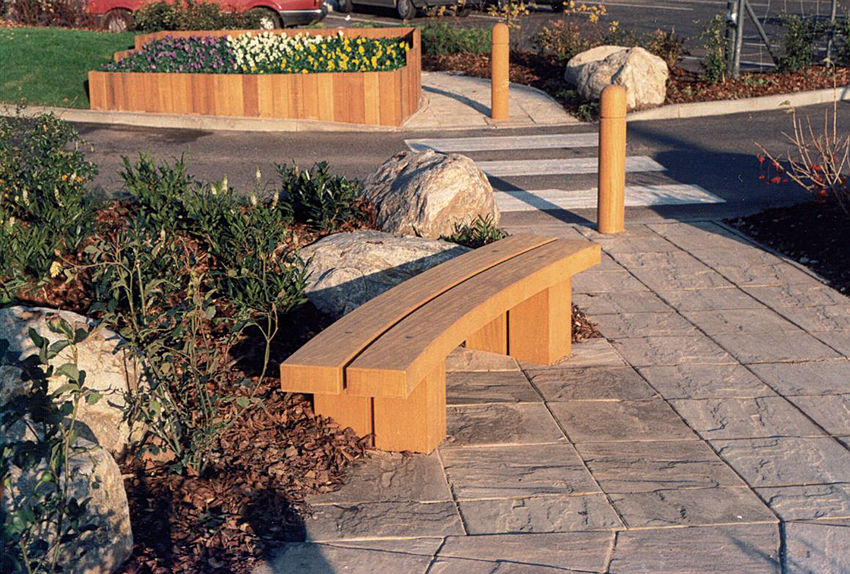 Type 2 hardwood bench | Woodscape | ESI External Works