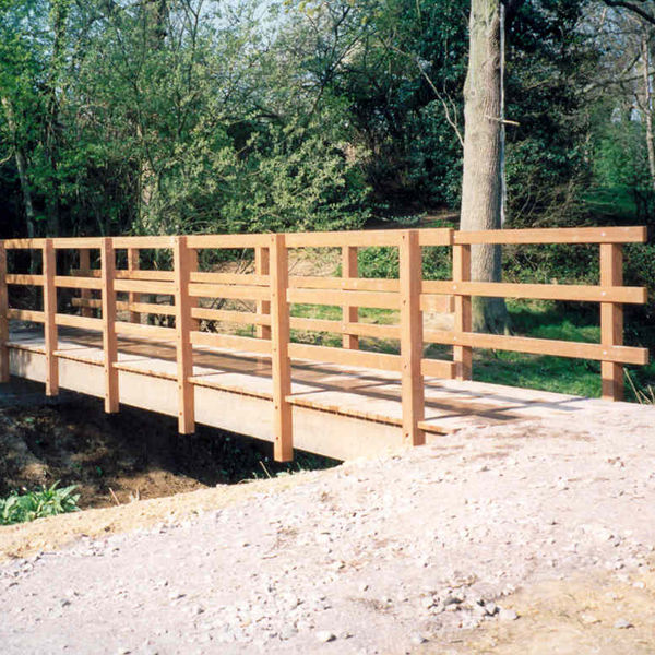 Bespoke hardwood timber bridges | Woodscape | ESI External Works