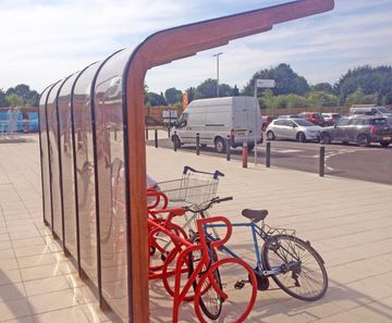 Timber cycle shelters | EXTERNAL WORKS