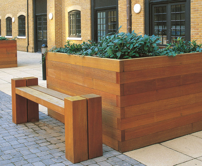 Type 1 hardwood bench | Woodscape