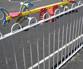 BowTop Play - anti-trap bow-top playground railings | Zaun | ESI ...