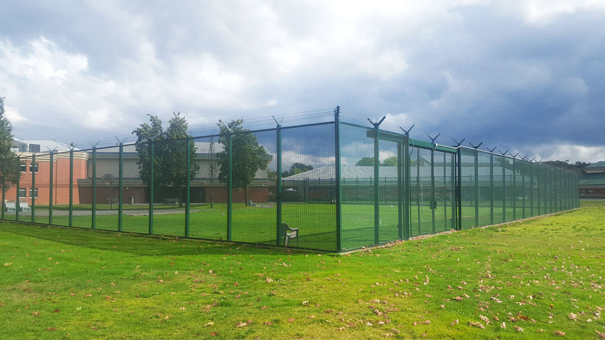 High security fencing for psychiatric hospital | Images