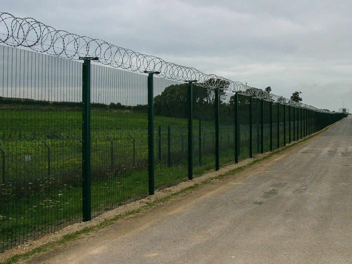 HiSec 358 - welded mesh security fencing system | Zaun | ESI External Works