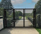 SR1 (A1) vehicle gates - security rated | Zaun | ESI External Works