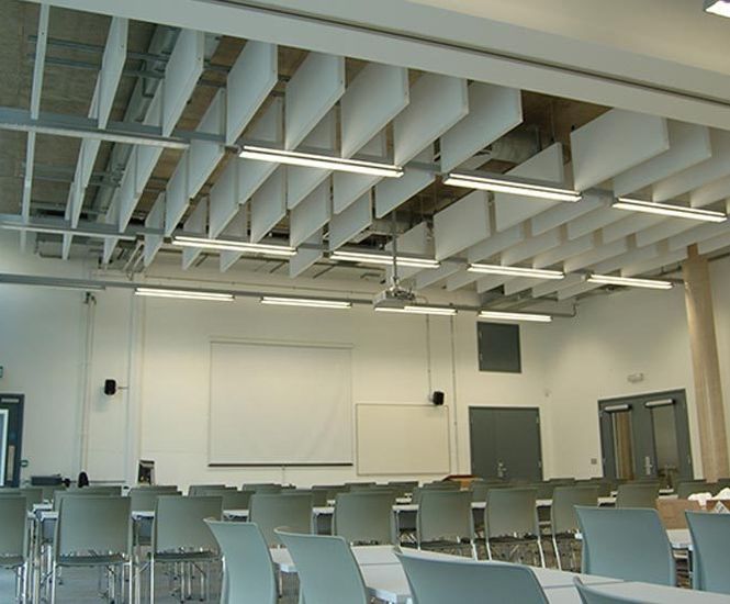 TBS metal-framed acoustic baffle | Acousticabs Industrial Noise Control