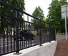 P4 pedestrian parapet guardrail | Alpha Rail