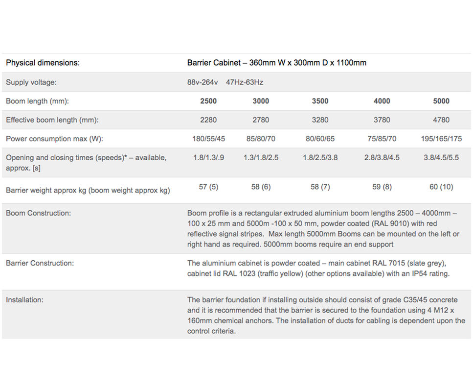Images for Avon EB500 automatic rising arm parking barrier