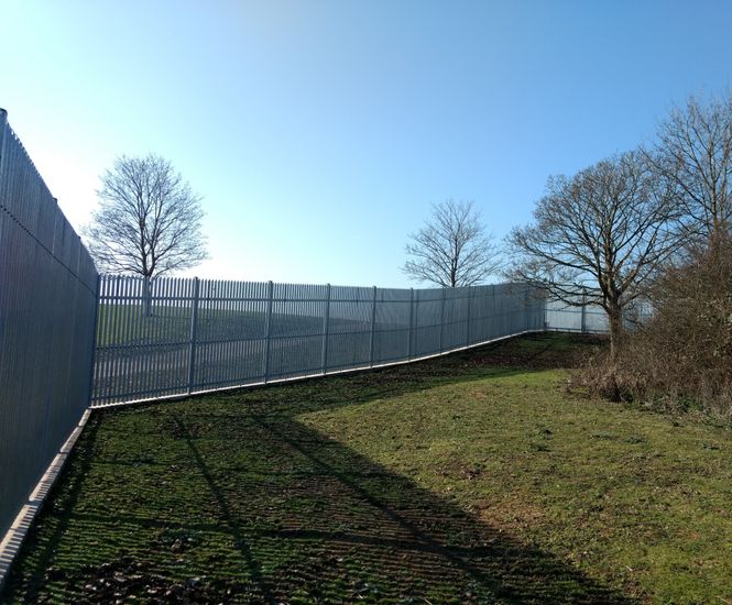 StronGuard™ SR3 - high-security steel palisade fencing | Barkers Fencing