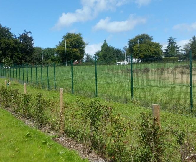 Resilient VGuard mesh fencing for RHS garden | Barkers Fencing