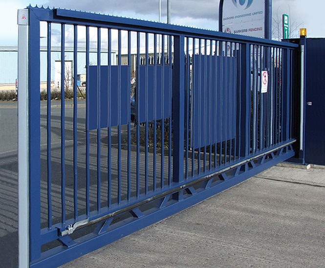 SlideGuard - cantilever gates, rail infill | Barkers Security Engineering