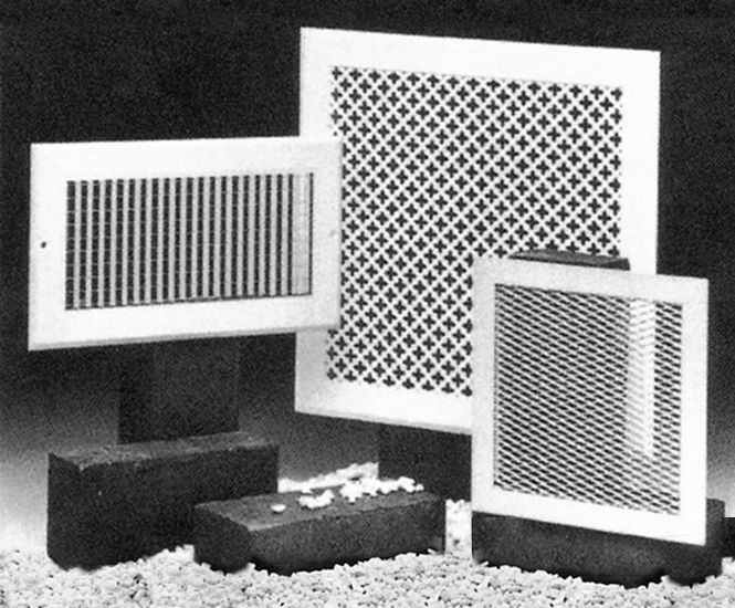 PER perforated steel grilles | Brooke Air