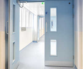 Acrovyn wall protection package for hospital building | Construction ...