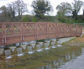 Bespoke ornamental footbridges | CTS Bridges | ESI External Works